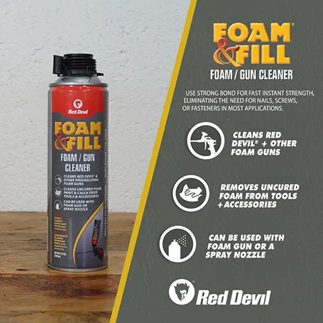 Foam & Fill® Gun & Foam Cleaner