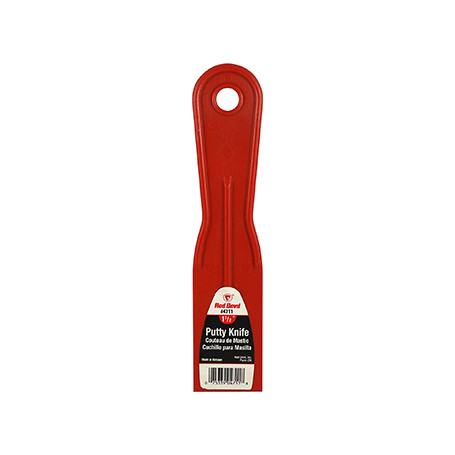 Red Plastic Putty Scraper