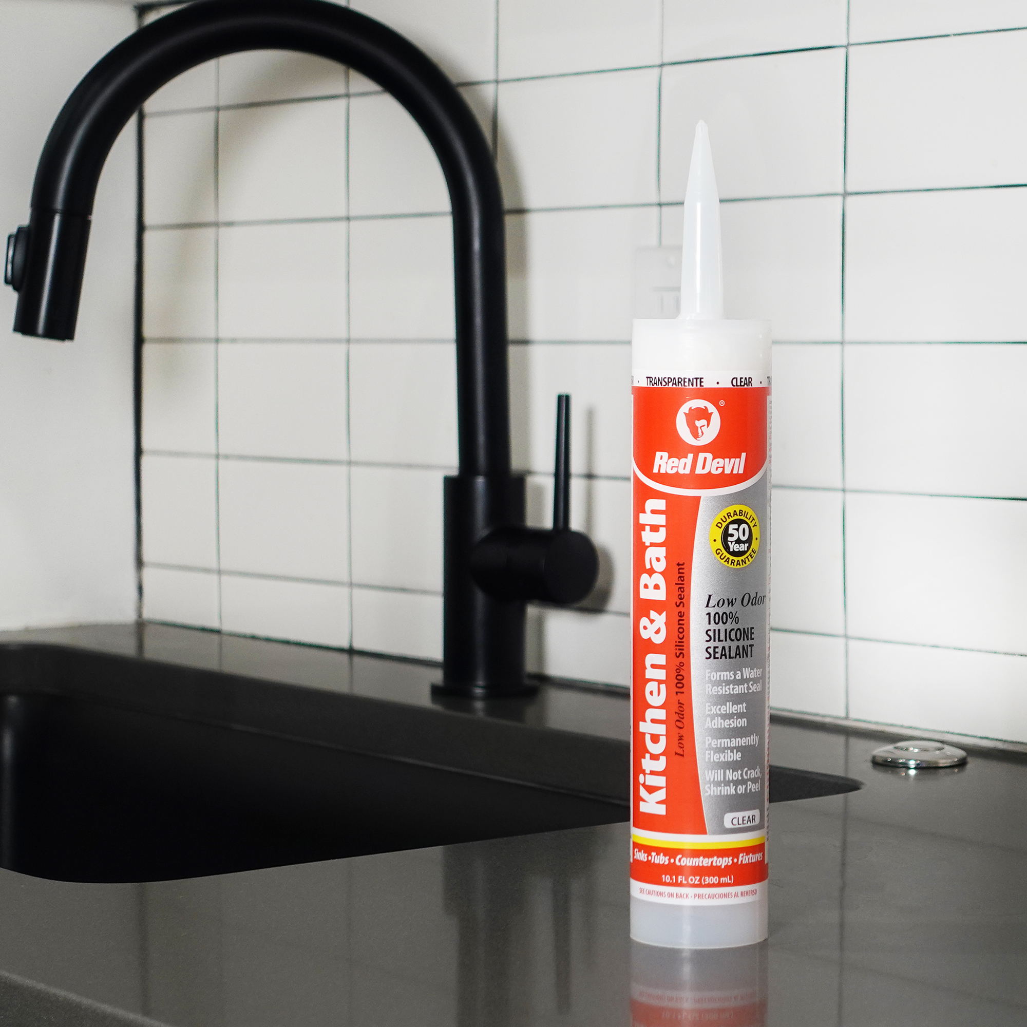 Kitchen & Bath Low-Odor Silicone Sealant
