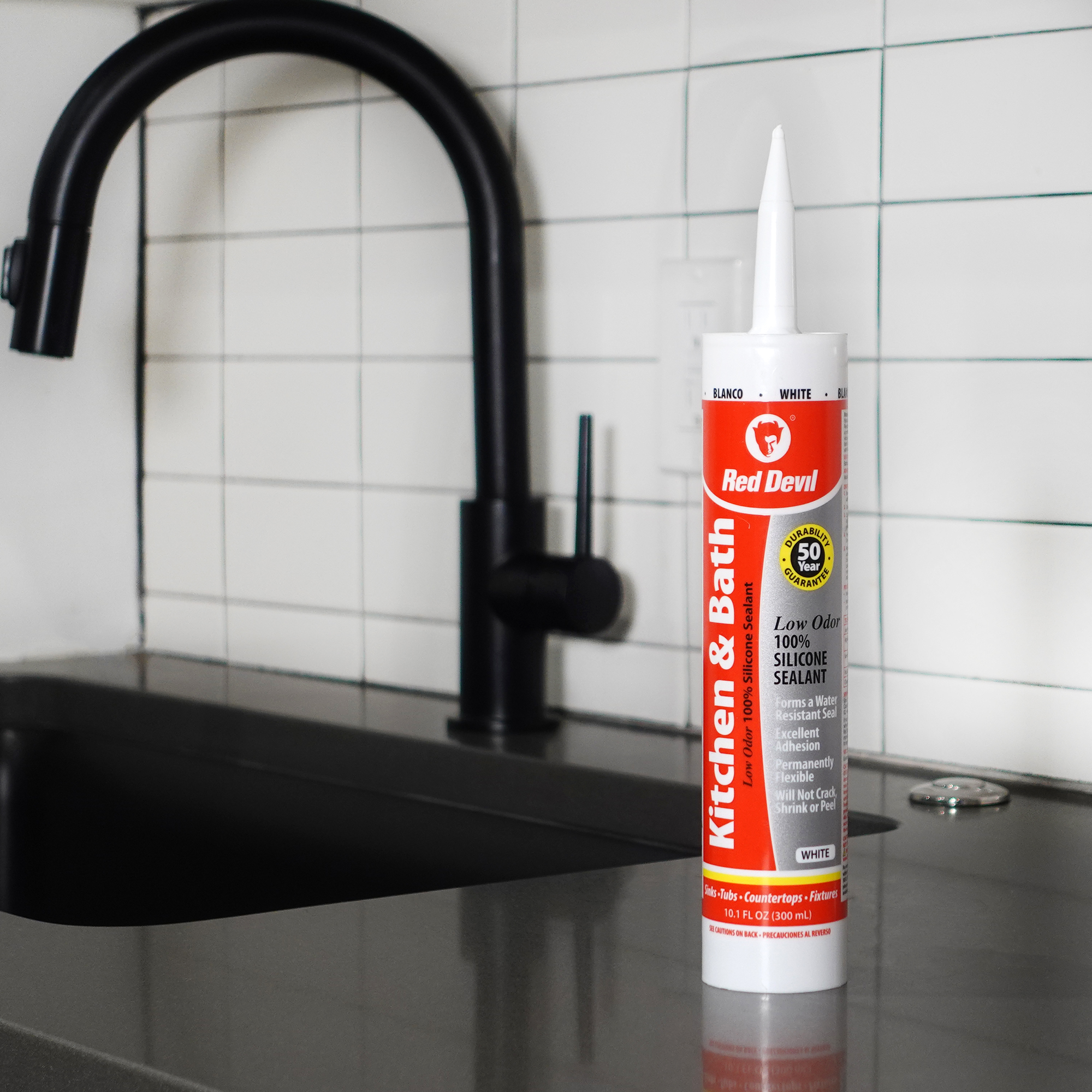 Kitchen & Bath Low-Odor Silicone Sealant