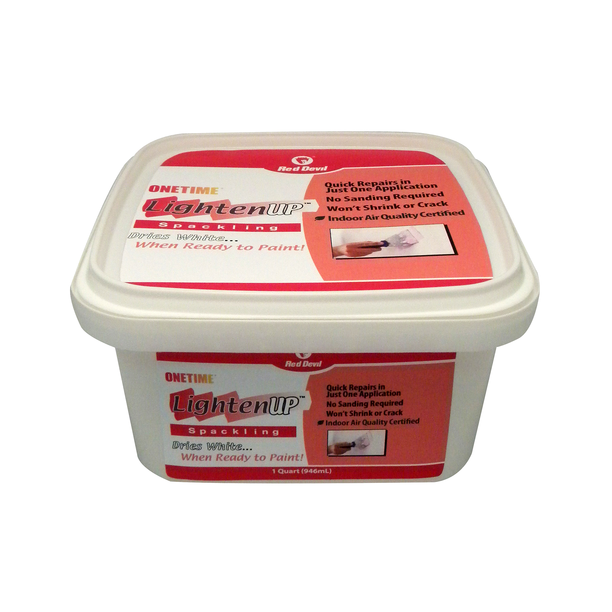 Onetime® Lighten-Up Spackling Quart Tub